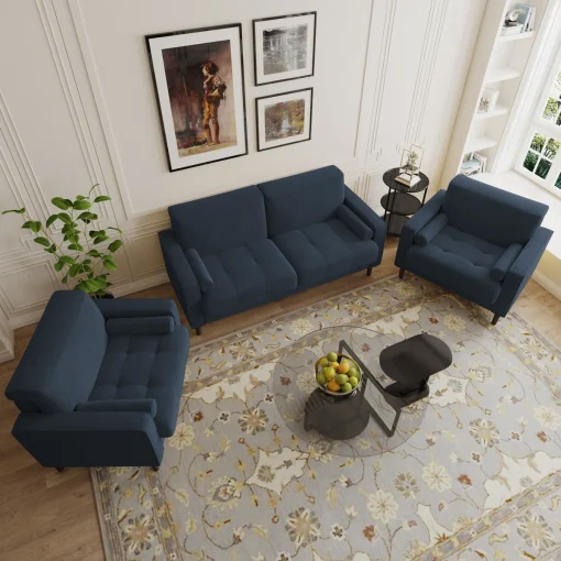 Jual Carmelinda Set Sofa Tamu Desain Minimalis Modern - Jepara Heritage