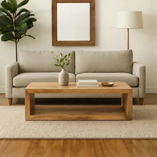 Jual Keli Walpore Meja Tamu Kayu Jati Solid Modern - Jepara Heritage
