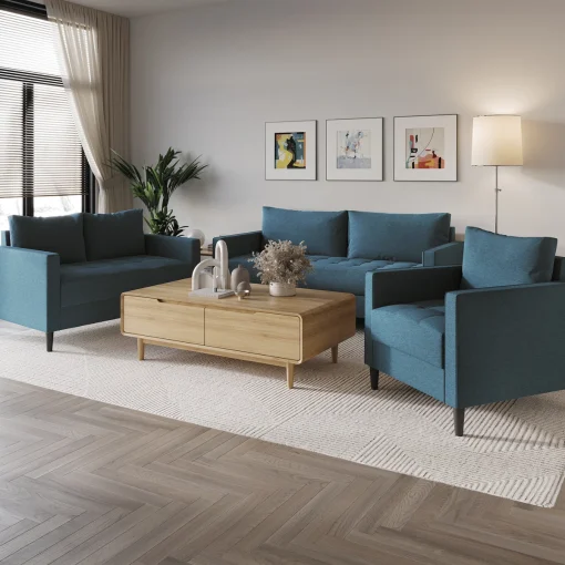 Jual Rebonna Set Sofa Tamu Retro Minimalis Modern - Jepara Heritage