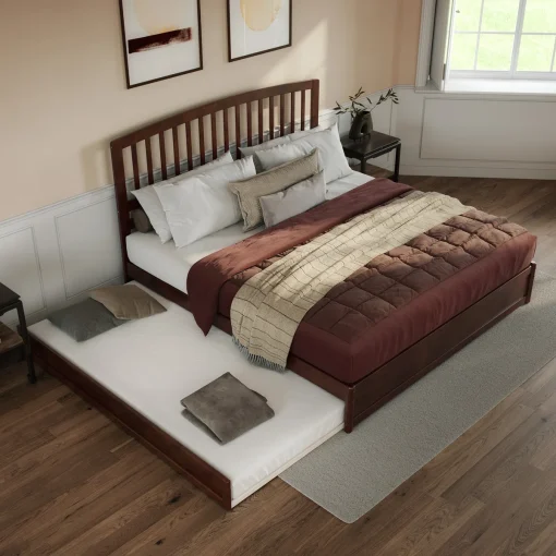 Jual Lammari Tempat Tidur Double Bed Kayu Jati Minimalis - Jepara Heritage